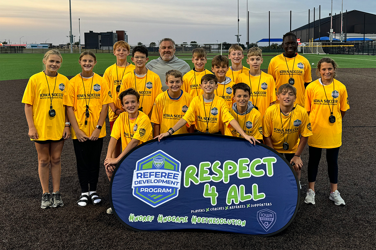 Blowing the Whistle on Referee Abuse - Iowa Soccer